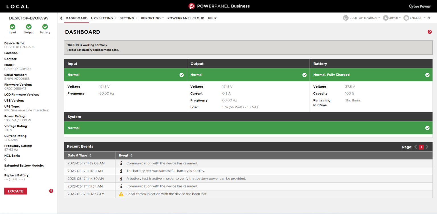 CyberPower PR1500LCD 1500W UPS Mini-Review