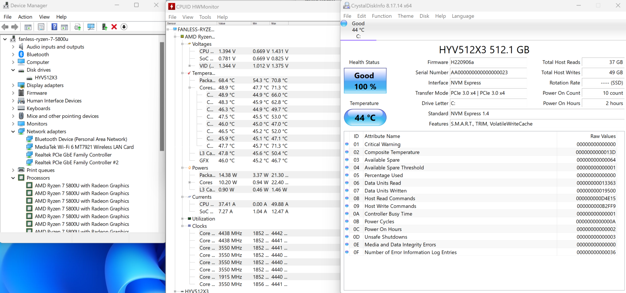 Fanless AMD Ryzen 7 5800U Desktop Review - ServeTheHome