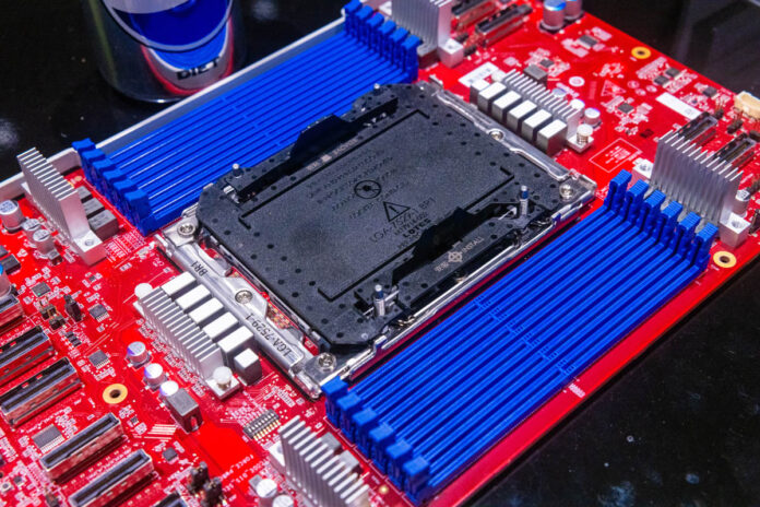 Massive Intel LGA7529 Socket for Sierra Forest at OCP Summit 2023