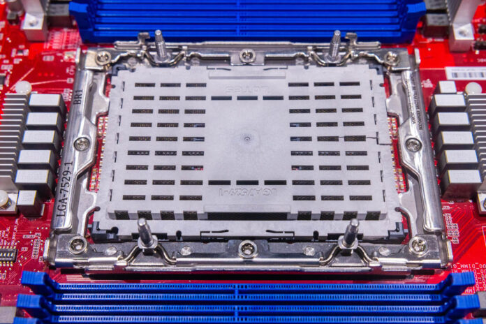 Massive Intel LGA7529 Socket for Sierra Forest at OCP Summit 2023
