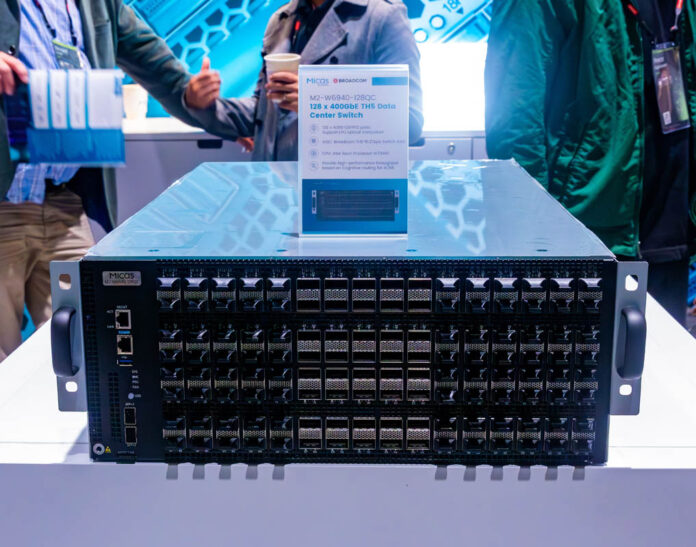 Micas Networks 51.2T Broadcom Co-Packaged Optics Demo 800G Switches and ...