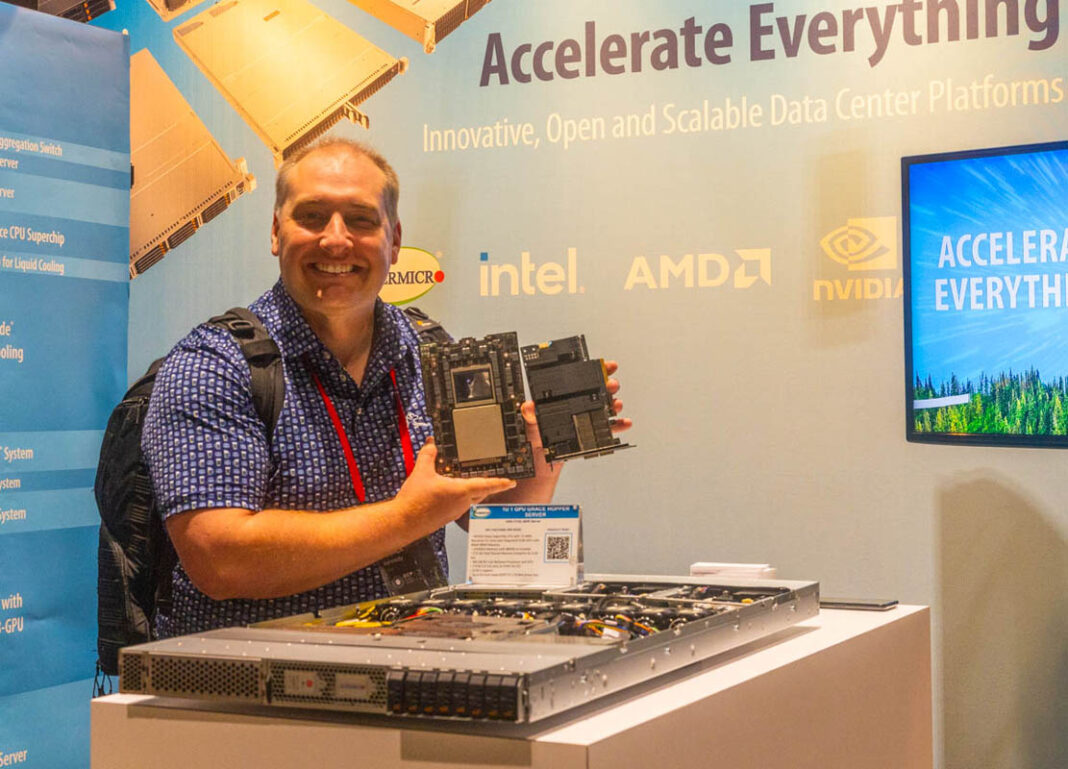 Supermicro Launches NVIDIA MGX Systems and We Find a Grace Hopper 1U