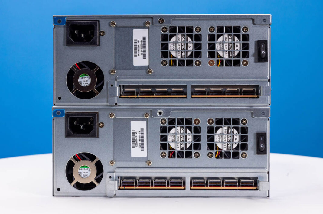 The Broadcom 8x 2.5in External SAS4 and NVMe JBOD - ServeTheHome