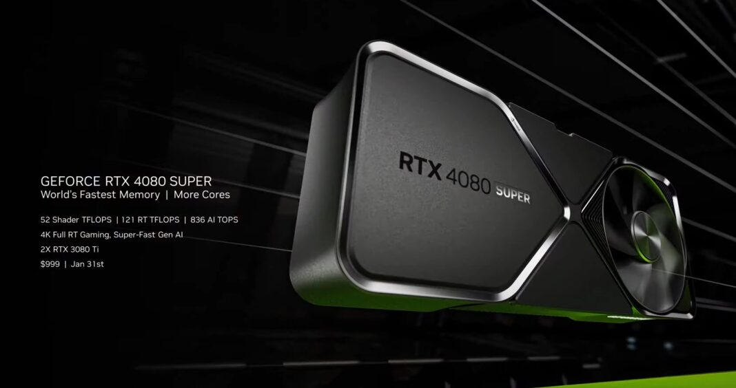 NVIDIA GeForce RTX 4080 Super at CES 2024 - ServeTheHome