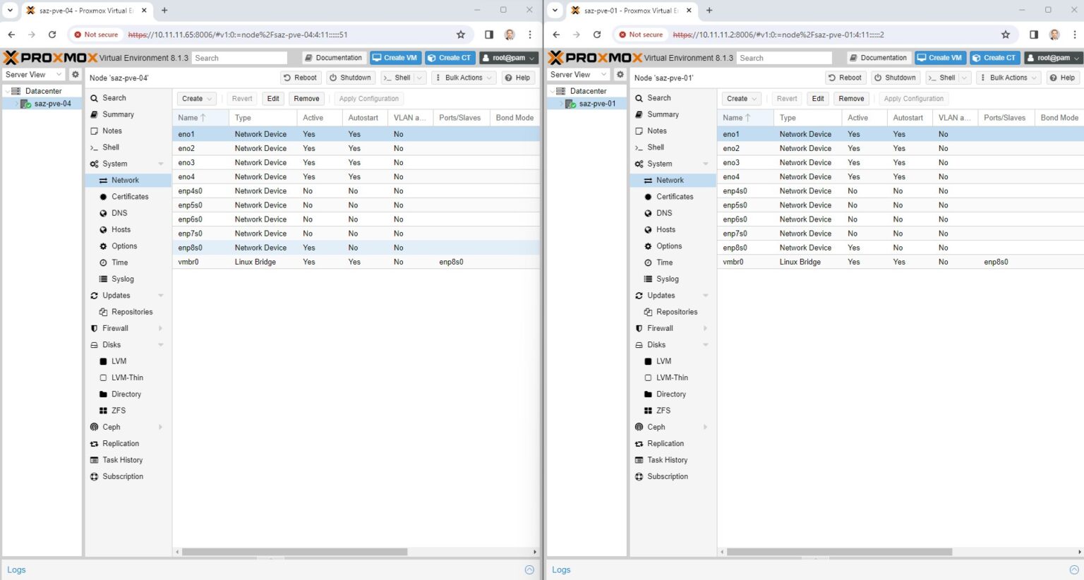 Intel X553 Networking and Proxmox VE 8.1.3