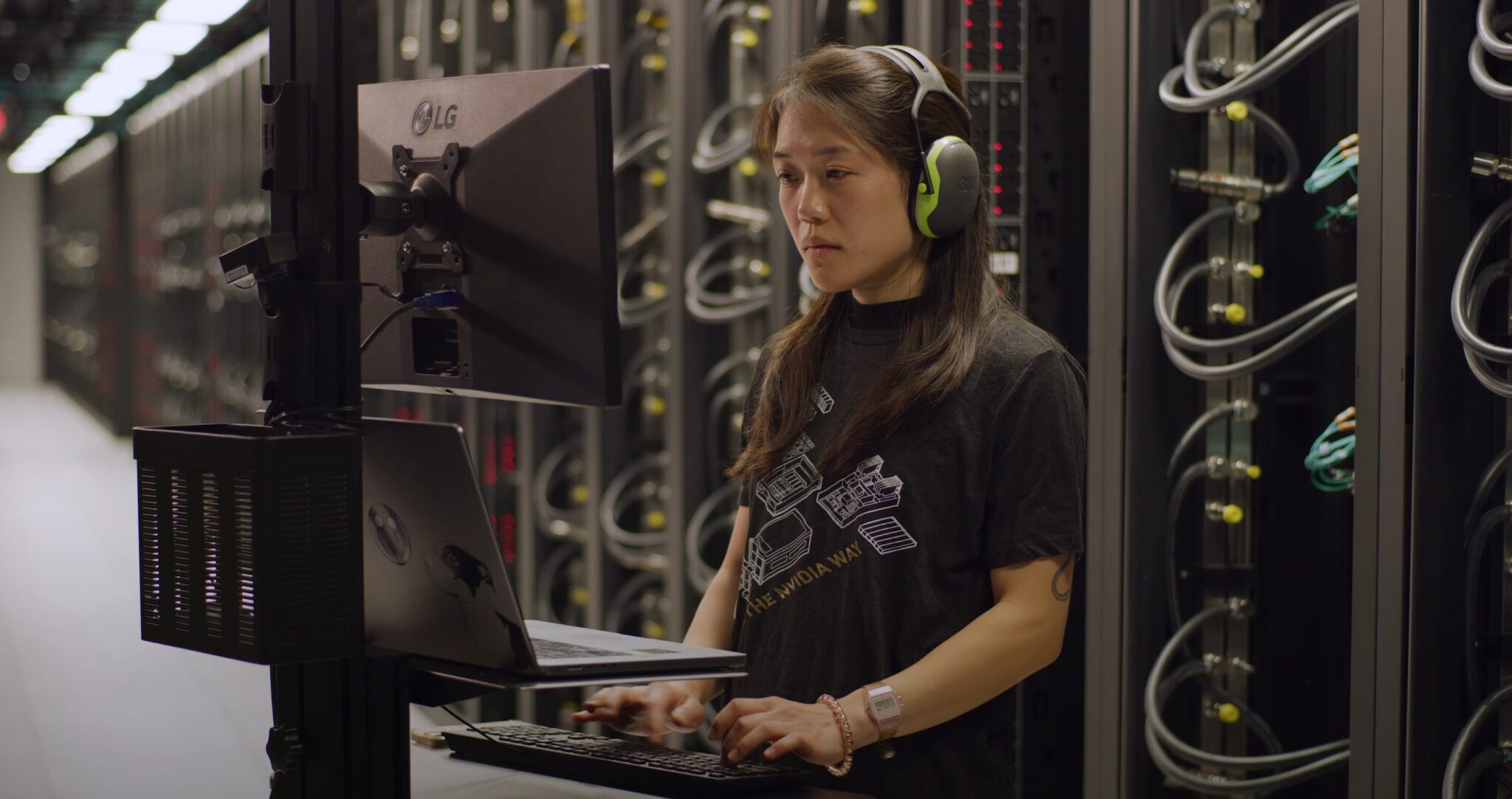 NVIDIA EOS A Top 10 Supercomputer Shown