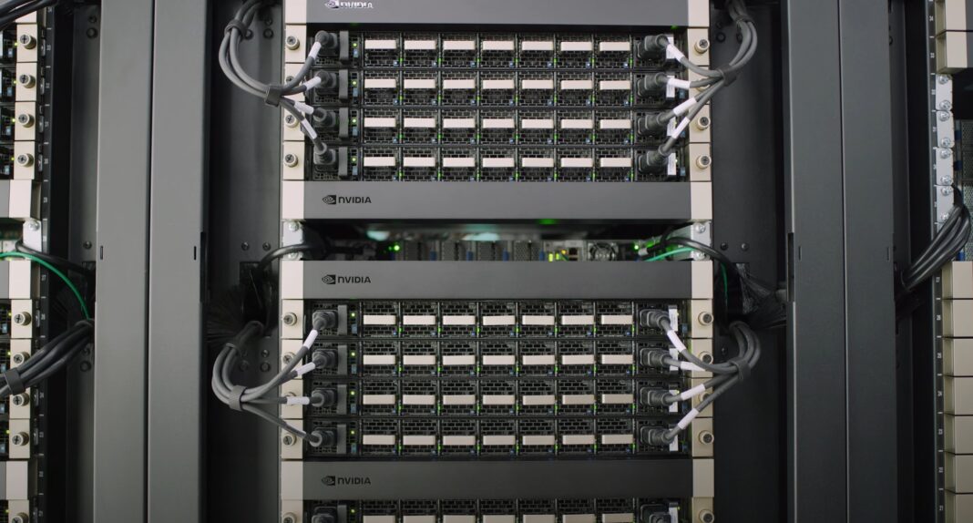 NVIDIA EOS A Top 10 Supercomputer Shown