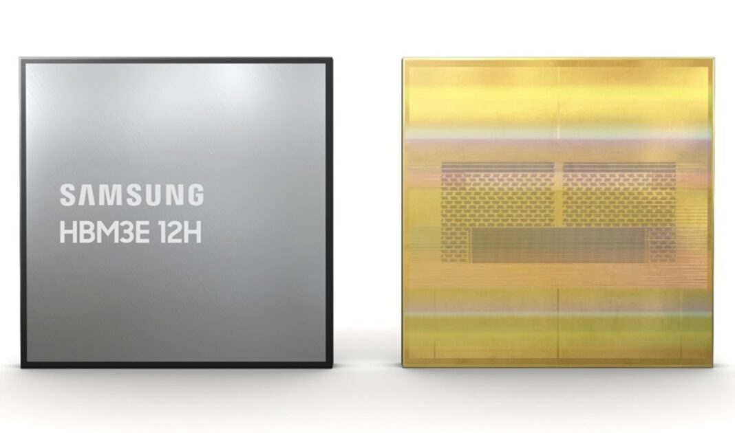 Samsung HBM3E 12H 36GB In Production Q2 2024
