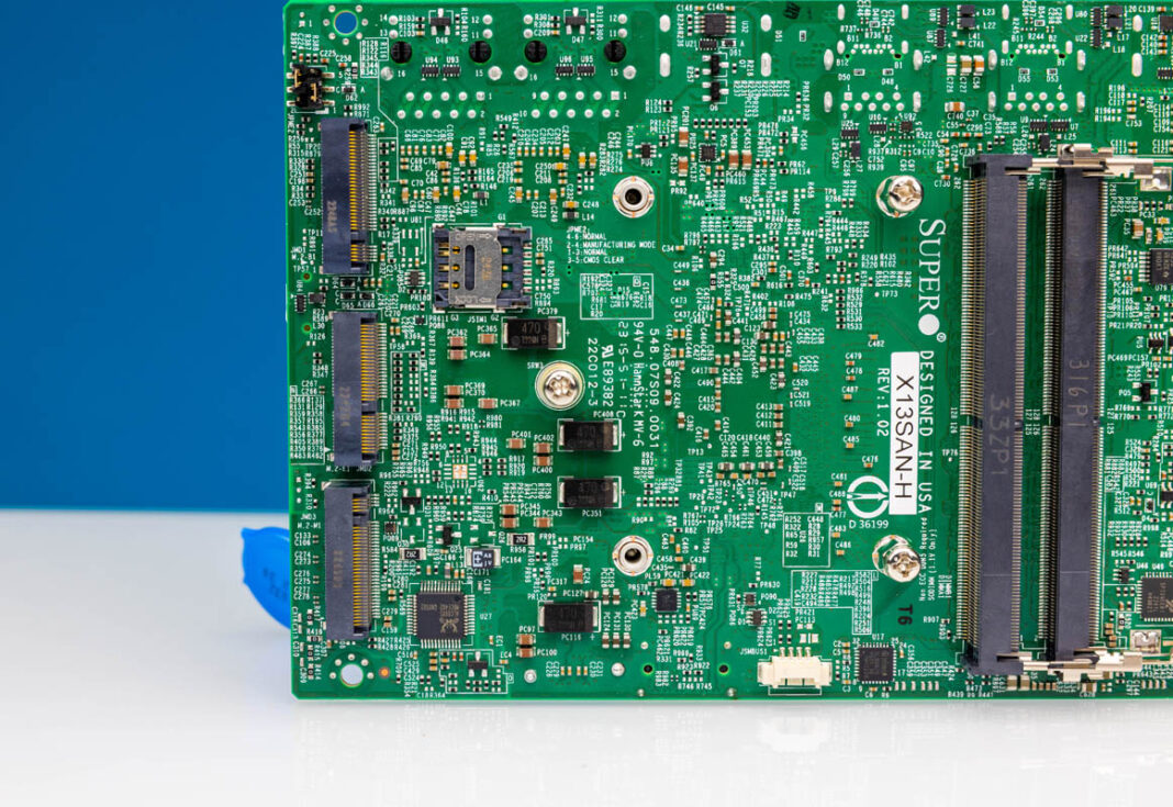 Supermicro X13SAN-H Review HDD Sized PC Industrial Motherboard