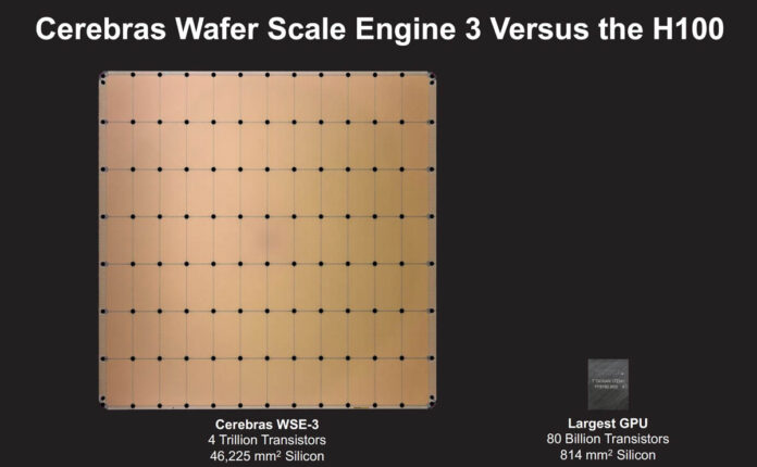 Cerebras WSE-3 AI Chip Launched 56x Larger than NVIDIA H100