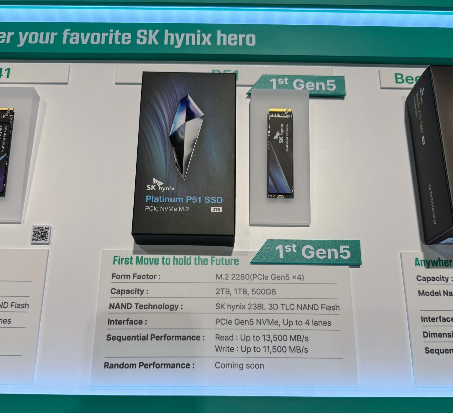 SK hynix Platinum P51 PCIe Gen5 M.2 NVMe SSD Shown - ServeTheHome