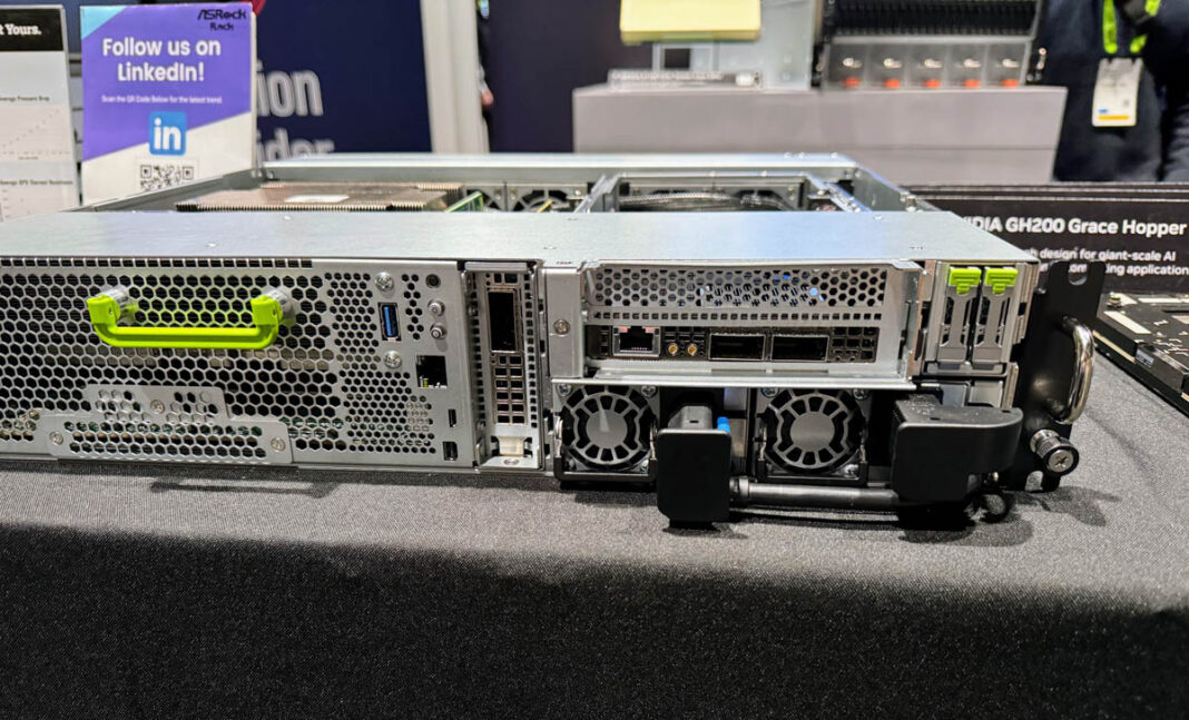 ASRock Rack MECAI-GH200 Short-Depth NVIDIA Grace Hopper Server