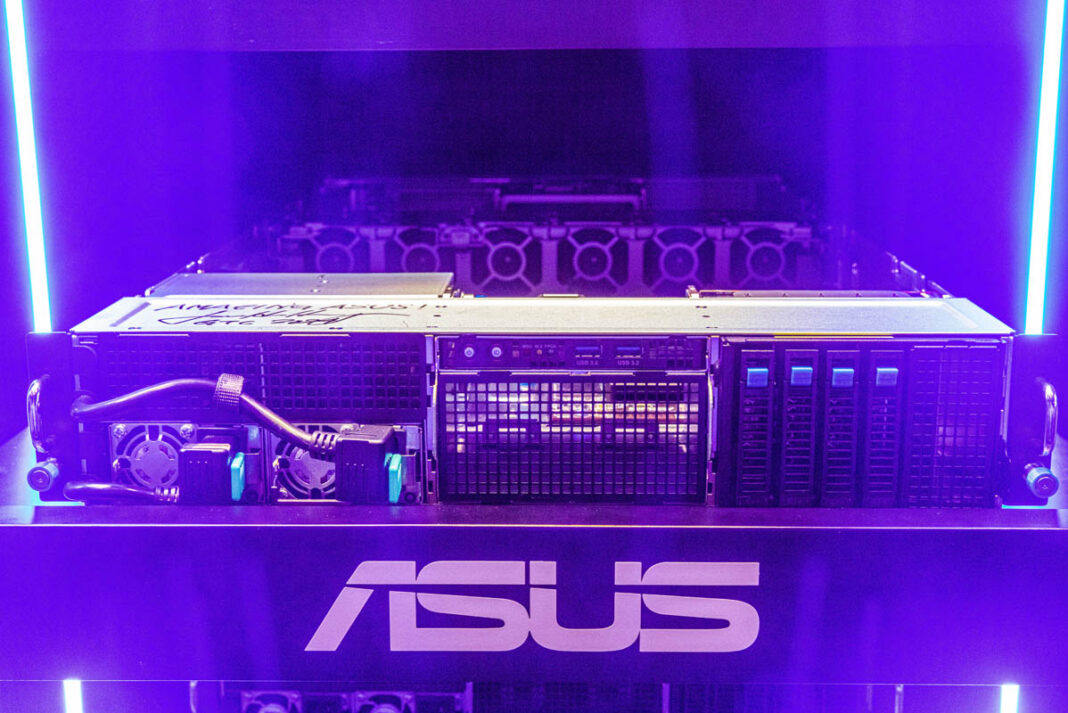 ASUS NVIDIA Servers at GTC 2024 - ServeTheHome
