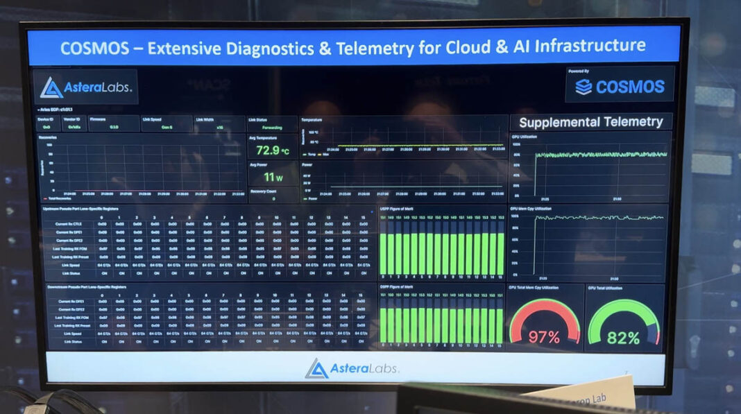 This is the Astera Labs Aries 6 PCIe Gen6 and CXL Retimer