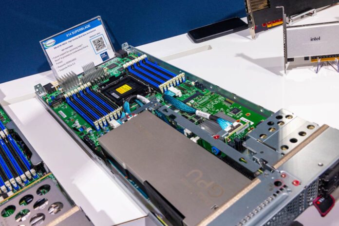 Supermicro X14 Servers Shown at Intel Vision 2024 Including a Big Surprise