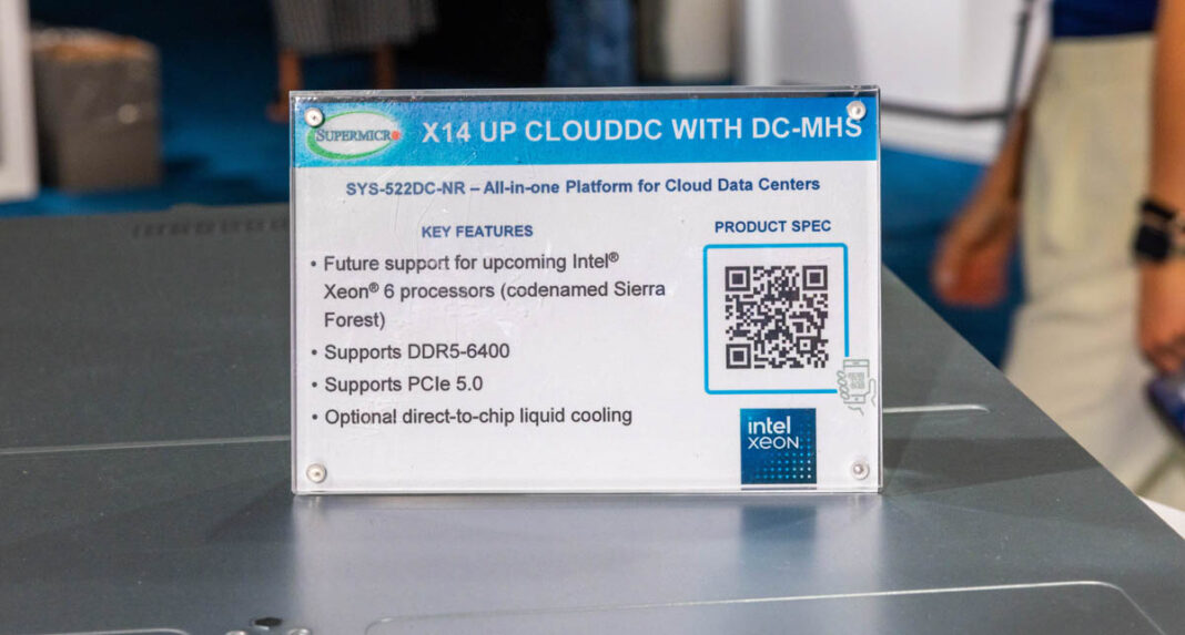 Supermicro X14 Servers Shown at Intel Vision 2024 Including a Big Surprise