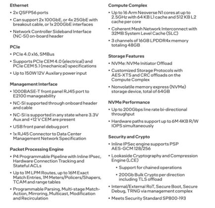 Intel IPU E2100 DPU Finally Launched for the Mass Market