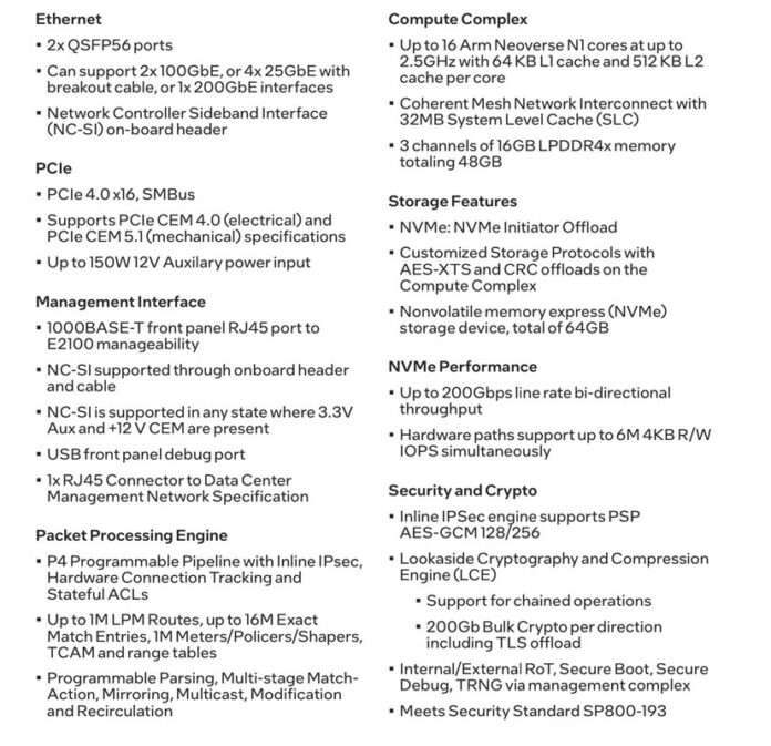 Intel IPU E2100 DPU Finally Launched for the Mass Market