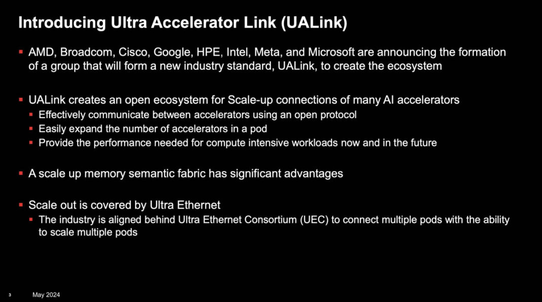 UALink will be the NVLink Standard Backed by AMD Intel Broadcom Cisco ...