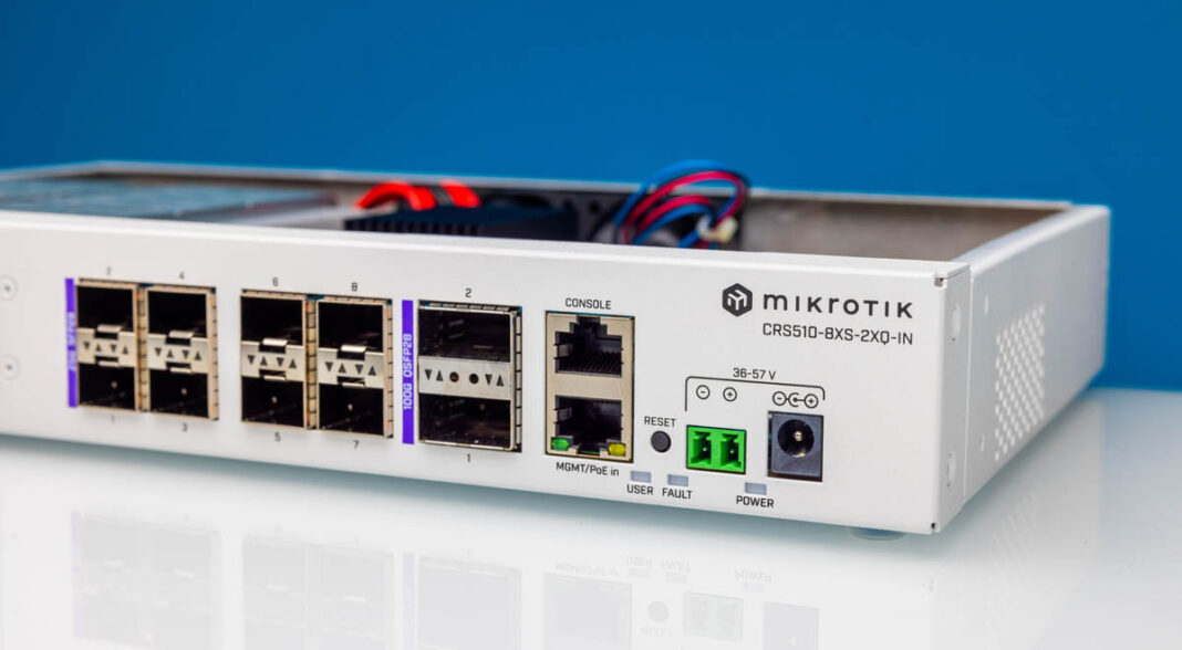 MikroTik CRS510-8XS-2XQ-IN Review 8-port 25GbE 2-port 100GbE Switch - Page 4 of 4