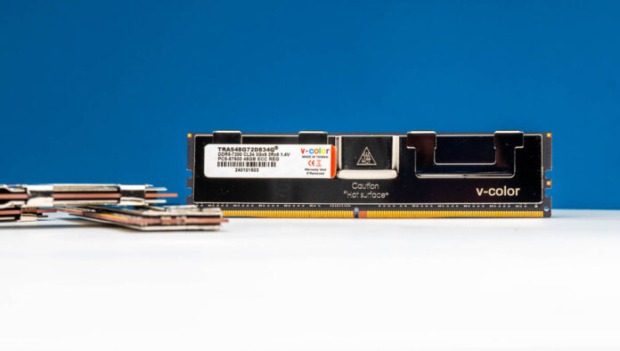 Insanely Fast V-Color DDR5-7200 192GB ECC Kit for AMD Ryzen ...