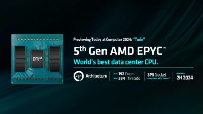 AMD Computex 2024 Zen 5 EPYC Turin Preview up to 192 Cores