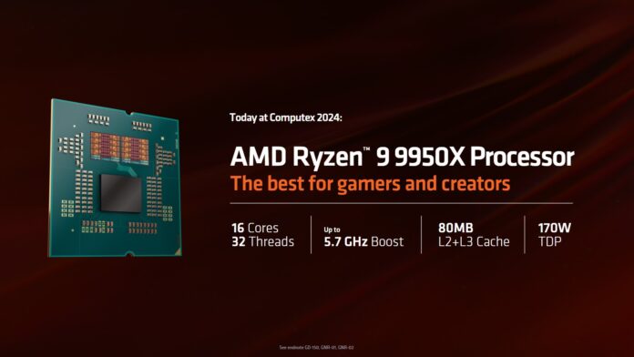 AMD Computex 2024 Keynote AMD Ryzen 9000 and AMD Ryzen AI 3 Zen 5