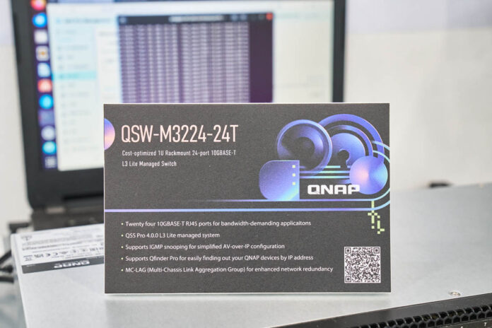 QNAP QSW-M3224-24T 24-port 10Gbase-T Switch Shown at Computex 2024