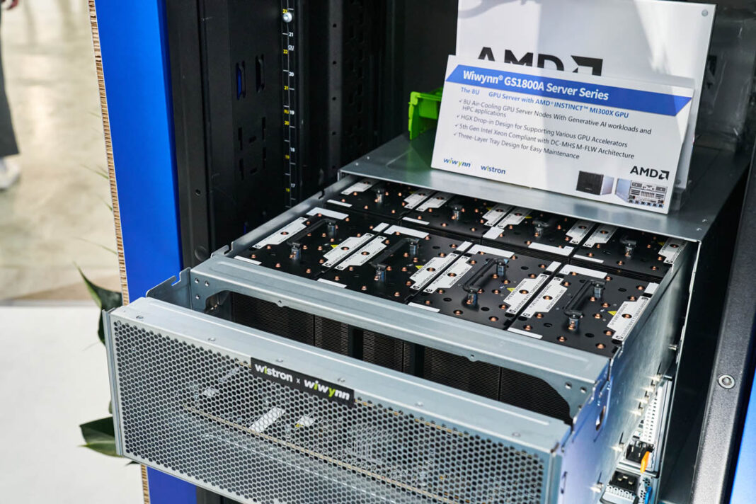 Wiwynn Shows Intel Gaudi 3 and AMD Instinct MI300X AI Systems at ...