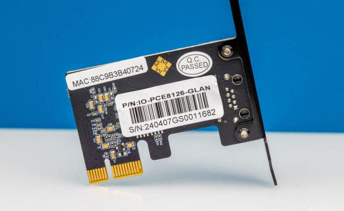 IOCrest 5GbE PCIe Adapter Review Realtek RTL8126 NIC - ServeTheHome