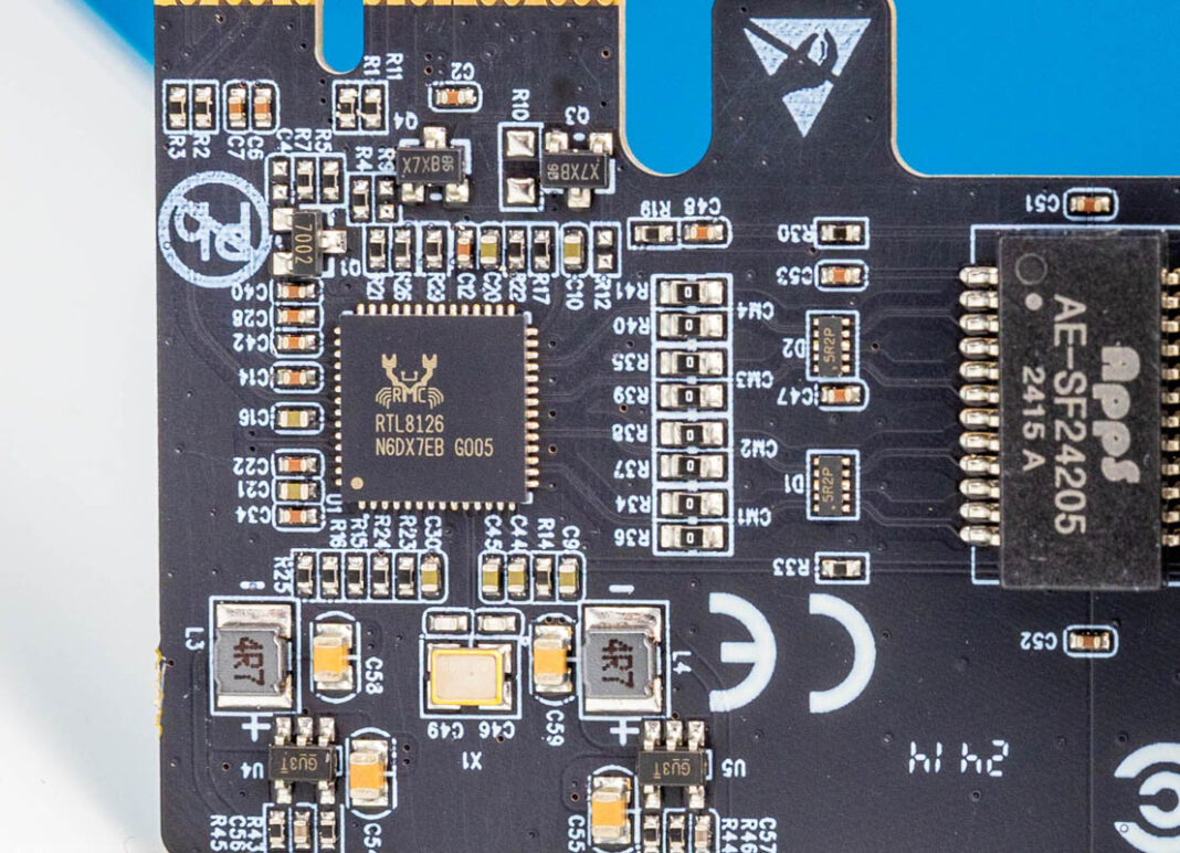 IOCrest 5GbE PCIe Adapter Review Realtek RTL8126 NIC - ServeTheHome