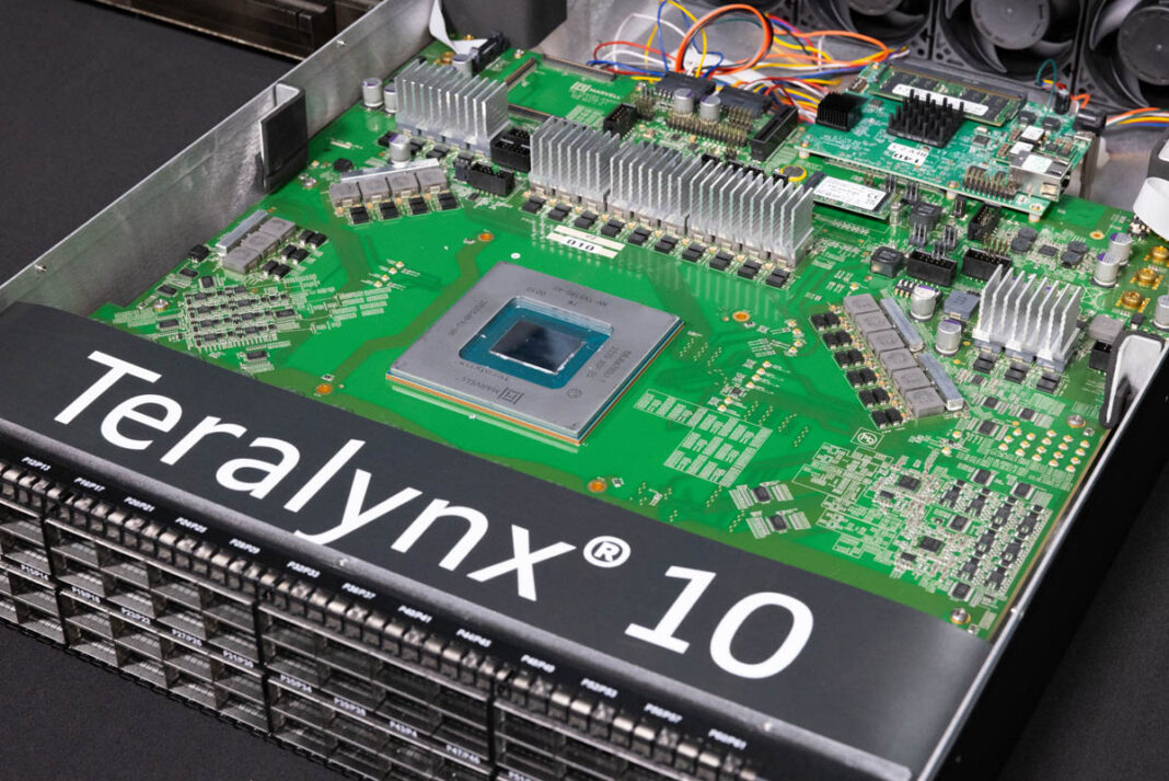 Inside a Marvell Teralynx 10 51.2T 64-port 800GbE Switch - ServeTheHome