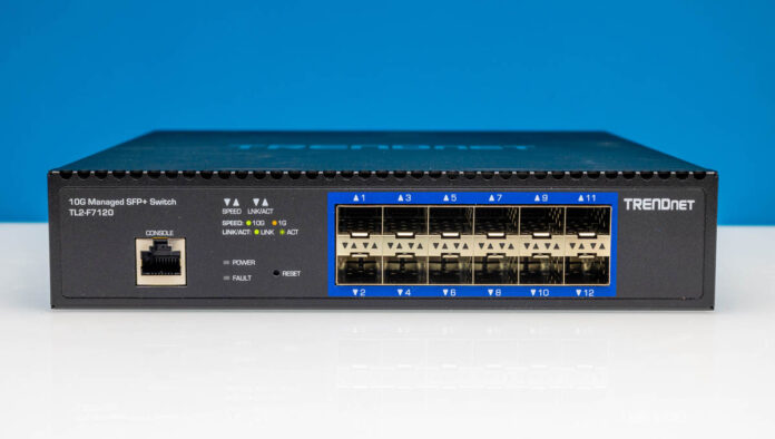 TRENDnet TL2-F7120 Review 12-port 10G Managed Switch - ServeTheHome