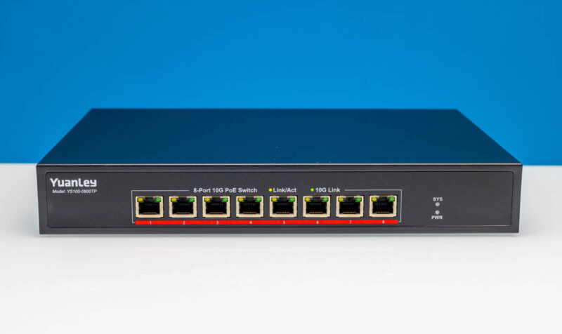 YuanLey YS100-0800TP 8-Port 10Gbase-T Switch With PoE Is So Close