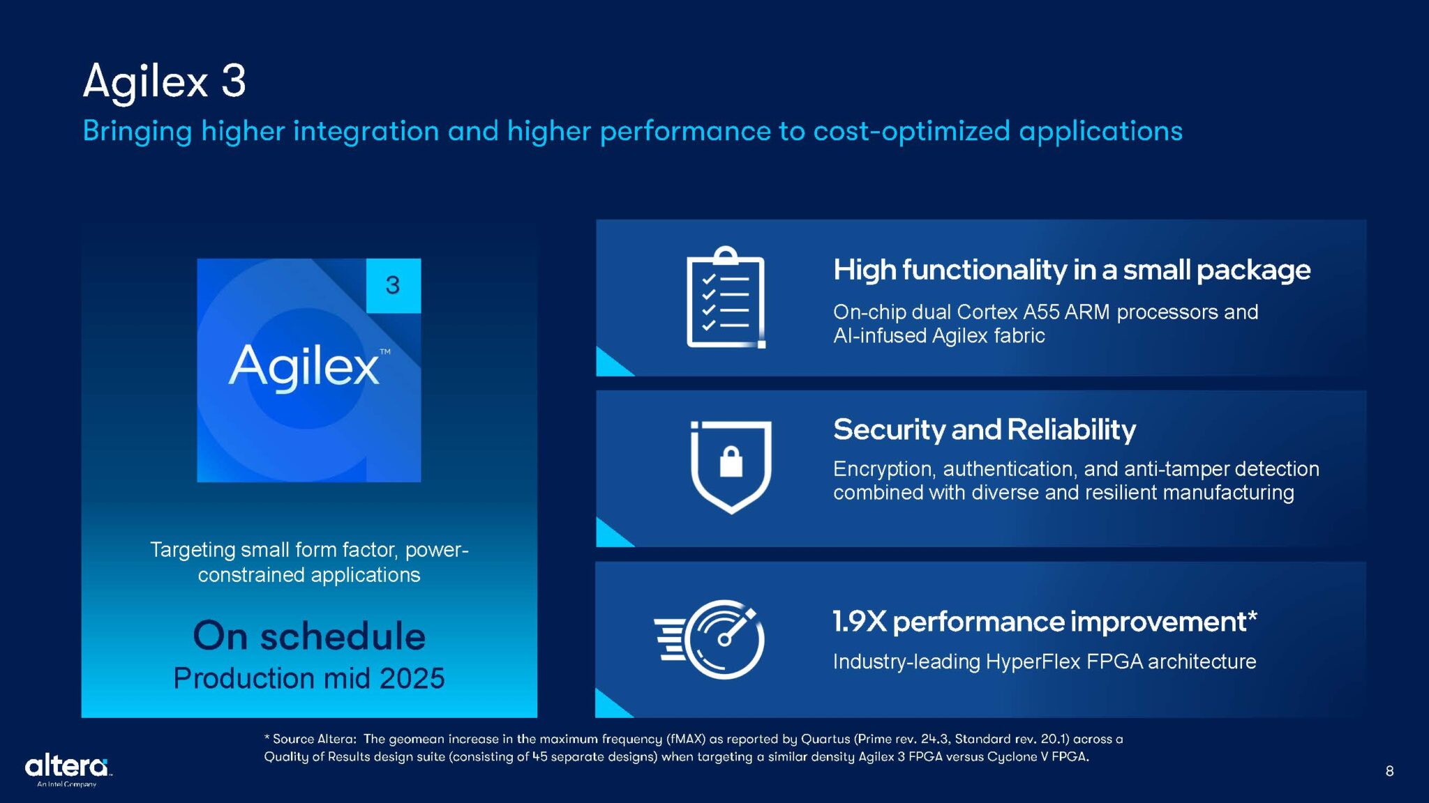 Altera Starts to Chart its Own Course and Adds Agilex 3 - ServeTheHome