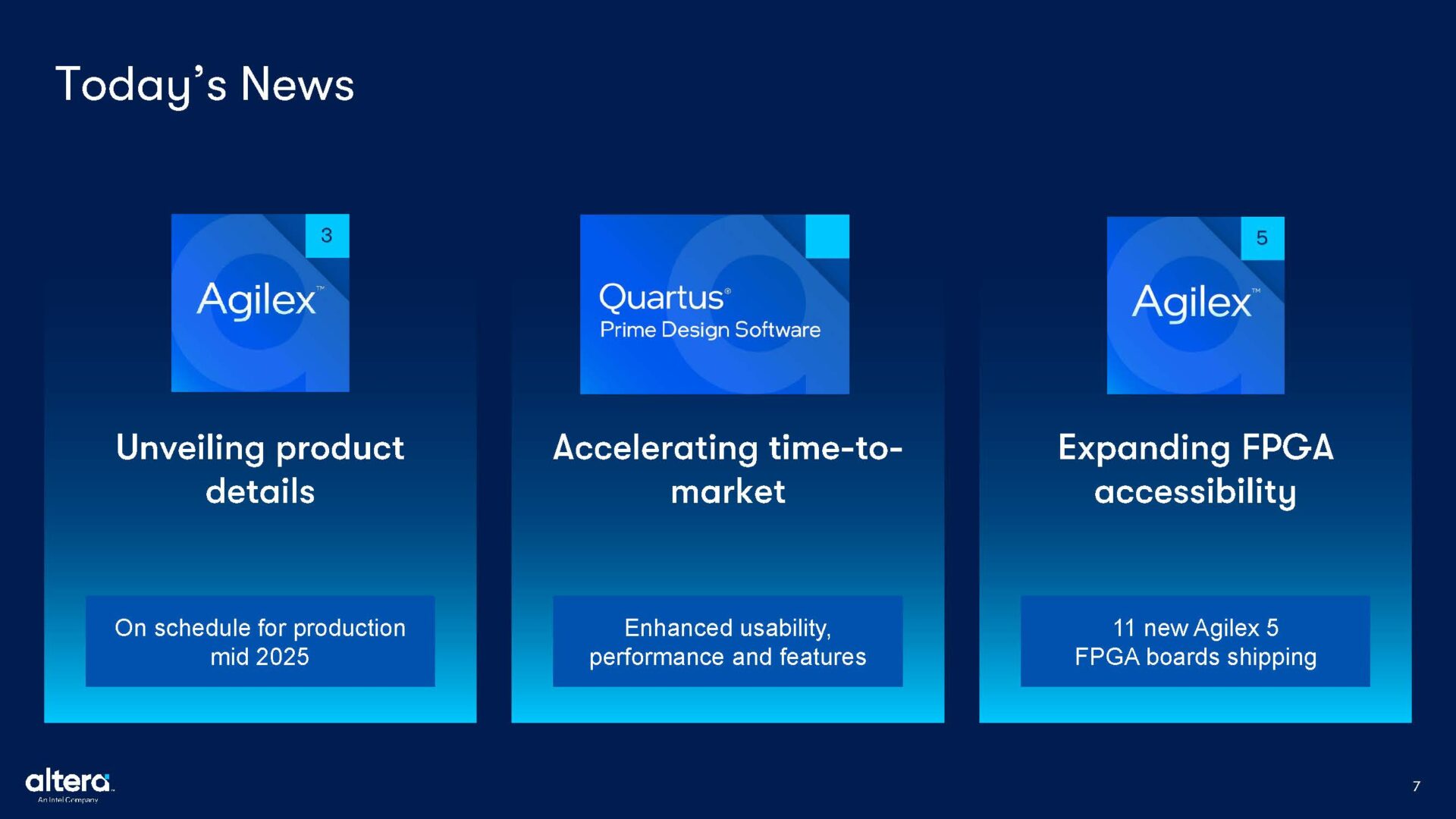 Altera Starts to Chart its Own Course and Adds Agilex 3 - ServeTheHome