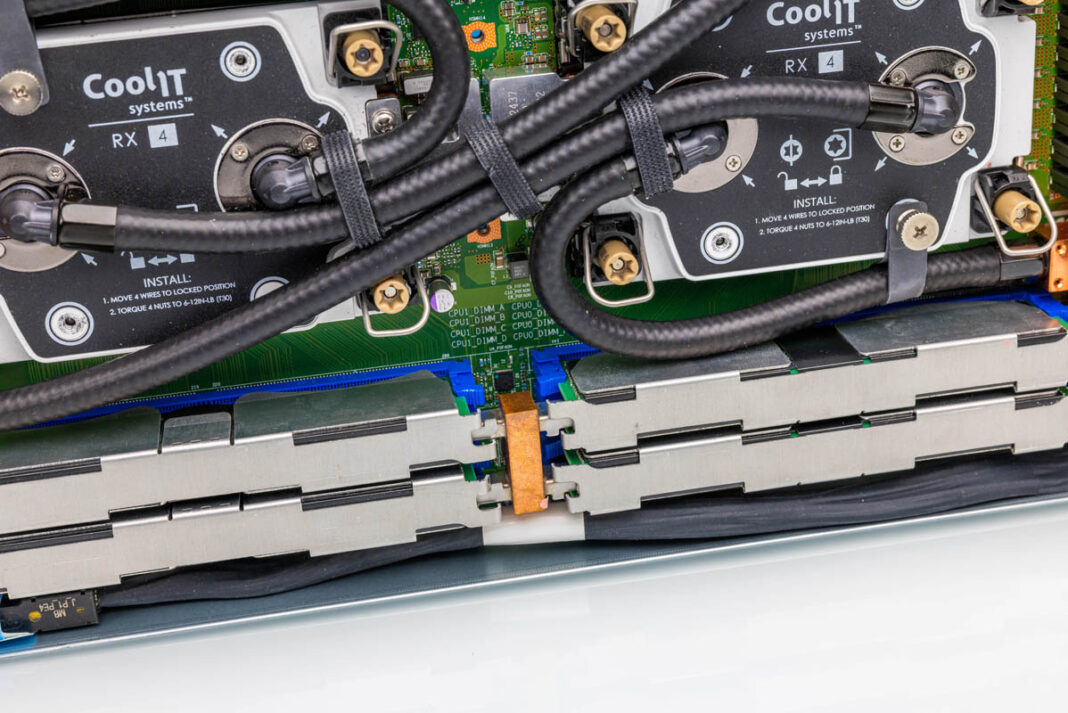 MiTAC Intel Denali Pass High-End Liquid Cooled 2U 4-Node Review - Page ...