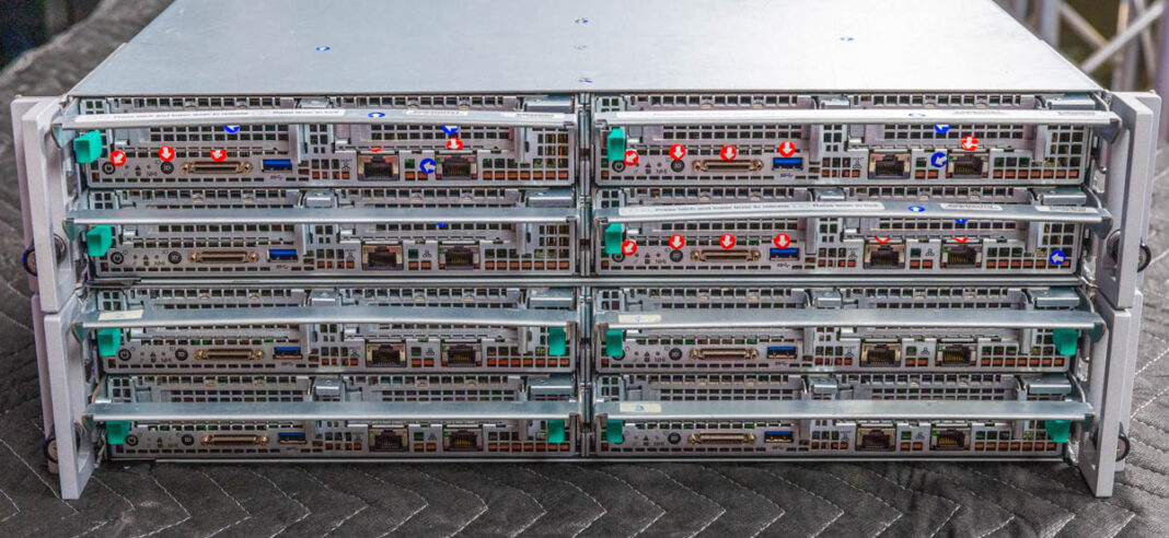 MiTAC Intel Denali Pass High-End Liquid Cooled 2U 4-Node Review - Page ...