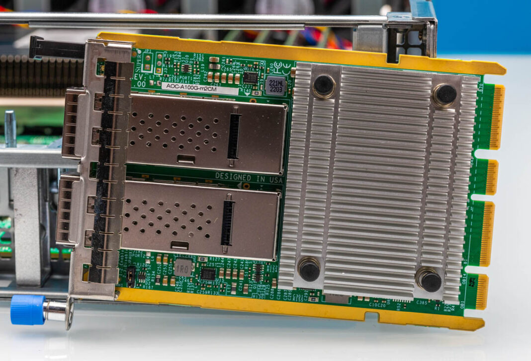Supermicro AOC-A100-m2CM NVIDIA ConnectX-6 Dx OCP NIC 3.0 Review