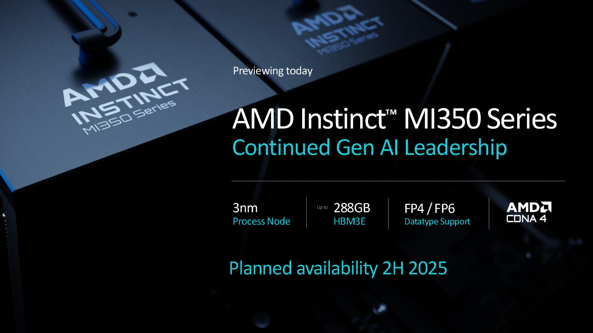 AMD Instinct MI325X Launched and the MI355X is Coming - ServeTheHome