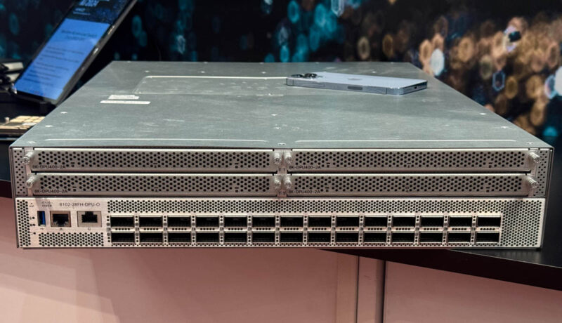 Cisco 8102-DPU 12.8T Switch with AMD Pensando - ServeTheHome