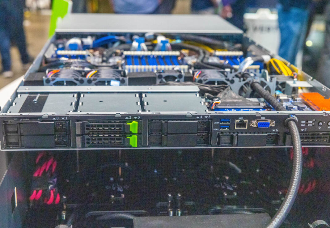 HPE Cray XD670 NVIDIA HGX with CoolIT Liquid Cooling Shown - ServeTheHome