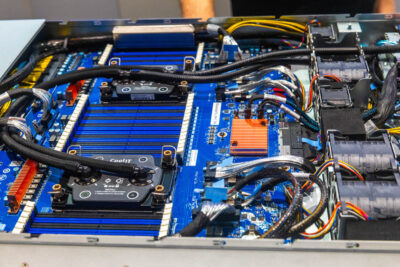 HPE Cray XD670 NVIDIA HGX with CoolIT Liquid Cooling Shown - ServeTheHome