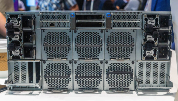 HPE Cray XD670 NVIDIA HGX with CoolIT Liquid Cooling Shown - ServeTheHome