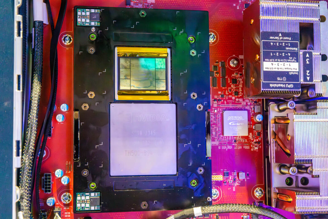 HPE ProLiant DL384 Gen12 NVIDIA GH200 NVL2 Arm Server Shown