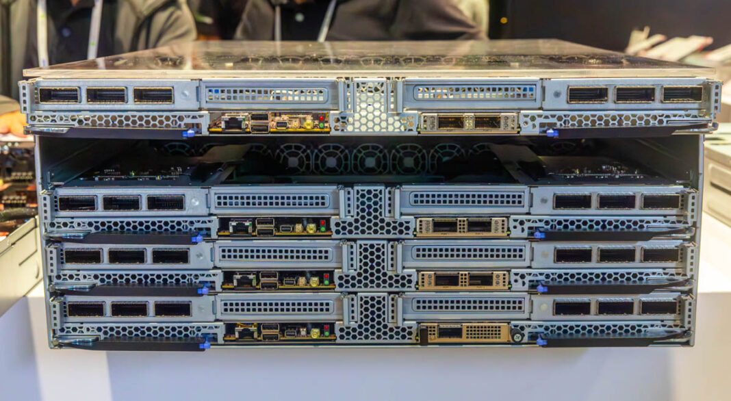 Inventec 96 DIMM CXL Expansion Box at OCP Summit 2024 for TBs of Memory