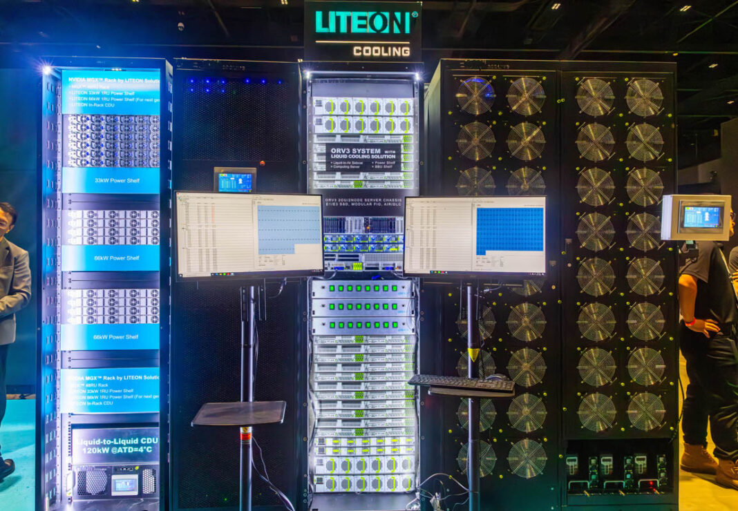 LITEON Shows NVIDIA GB200 NVL72 Rack at OCP Summit 2024 - ServeTheHome