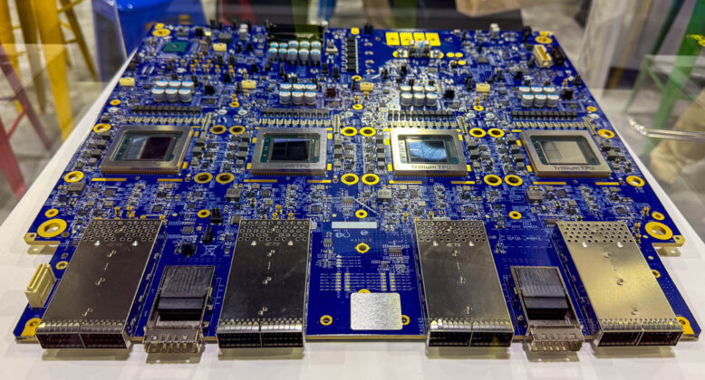 Google Cloud TPU v6e Trillium Shown at SC24 - ServeTheHome