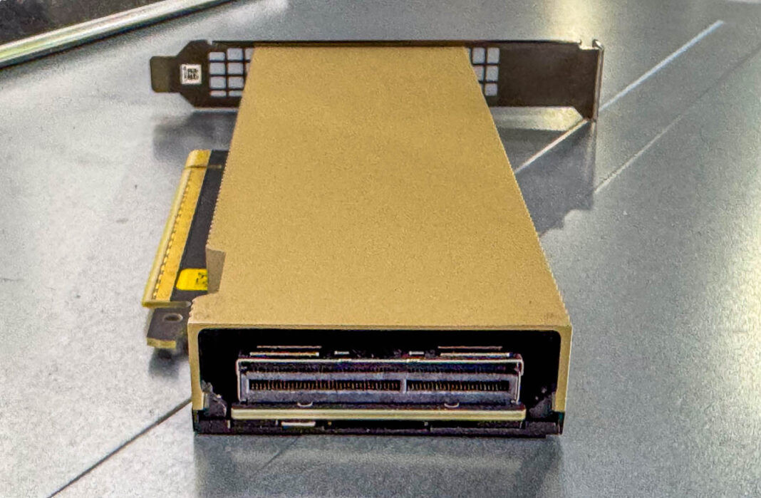 This is the Next-Gen NVIDIA ConnectX-8 SuperNIC for 800Gbps Networking