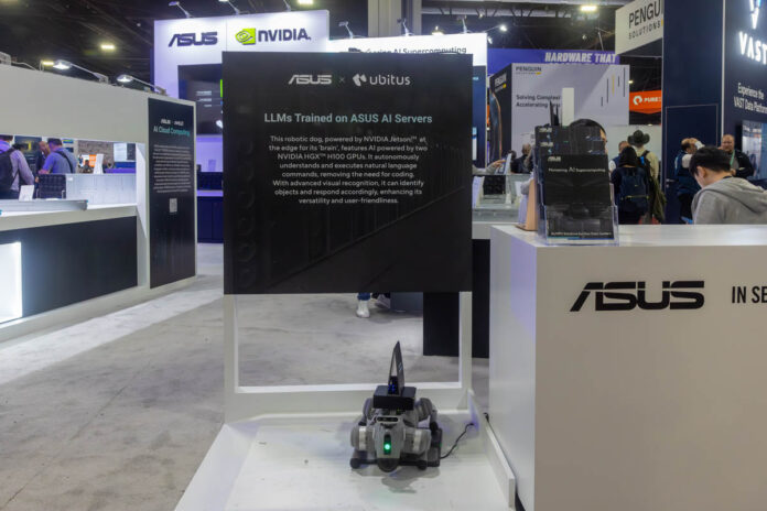 AI Servers Robot Dogs and Liquid Cooling at the ASUS SC24 Booth ...